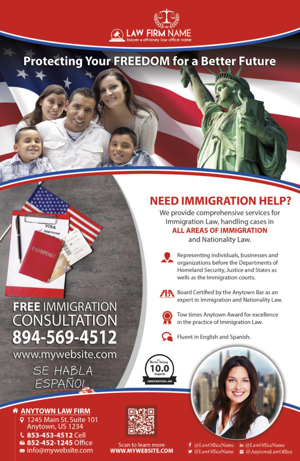 Lawyer Flyer Template | Law Firm Flyers, Attorney Flyers, Legal Flyers